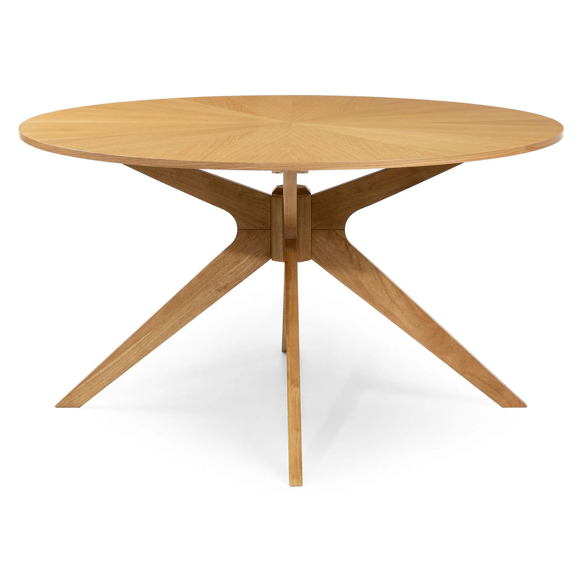 54" Round Dining Table - Oak – The Furniture Shop - Calgary