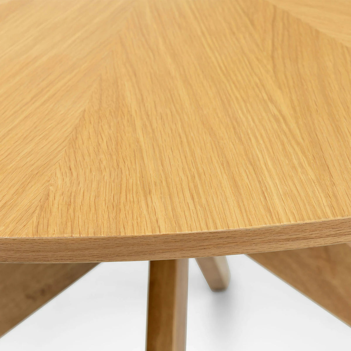 54" Round Dining Table - Oak – The Furniture Shop - Calgary
